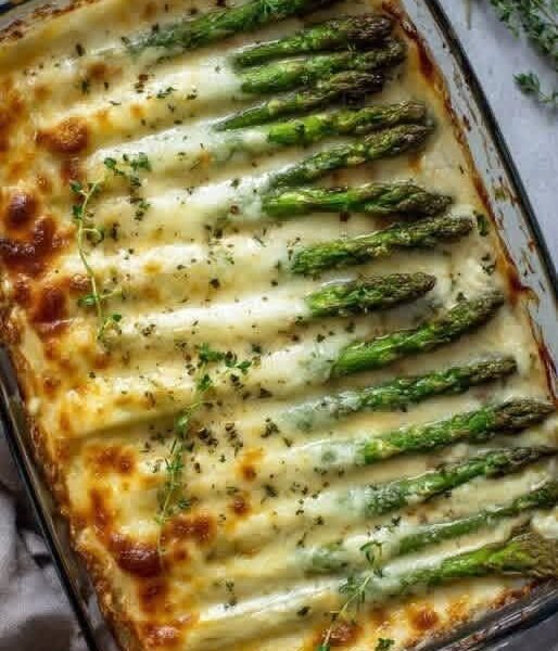 Creamy Asparagus Gratin (Mediterranean Style) – Easy Yum Recipes