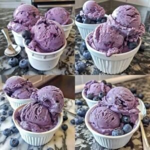 Creamy Homemade Blueberry Ice Cream Recipe – Easy Yum Recipes